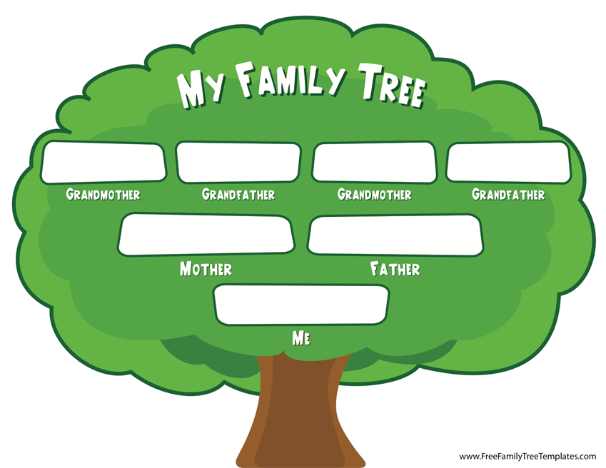 10 Blank Family Tree Template Template Monster